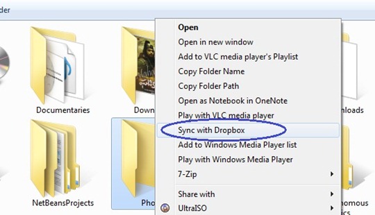 Backup Any Folder To Dropbox With Dropbox Folder Sync Instant Fundas